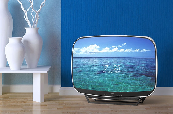 Futuristic Television Set