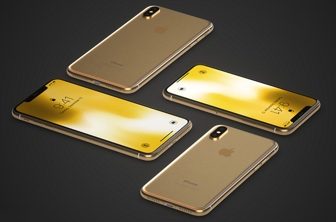 Apple iPhone X Gold Concept Design Images [HD]: Photo Gallery of Apple ...