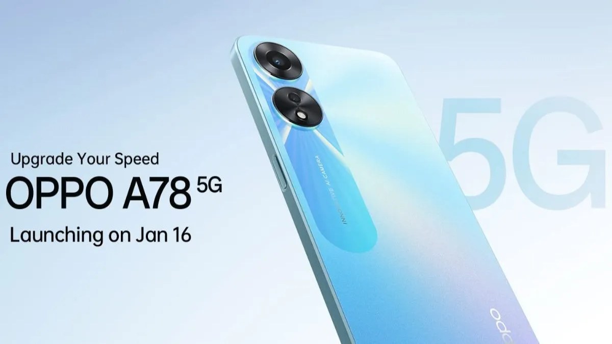 Oppo A78 5G Launching In India On January 16: Specifications, Price - Gizbot News