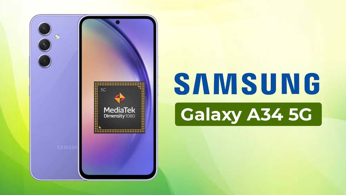 Samsung Galaxy A34 5G Specs, Design Renders Leak: Dimensity 1080 SoC, 6 ...