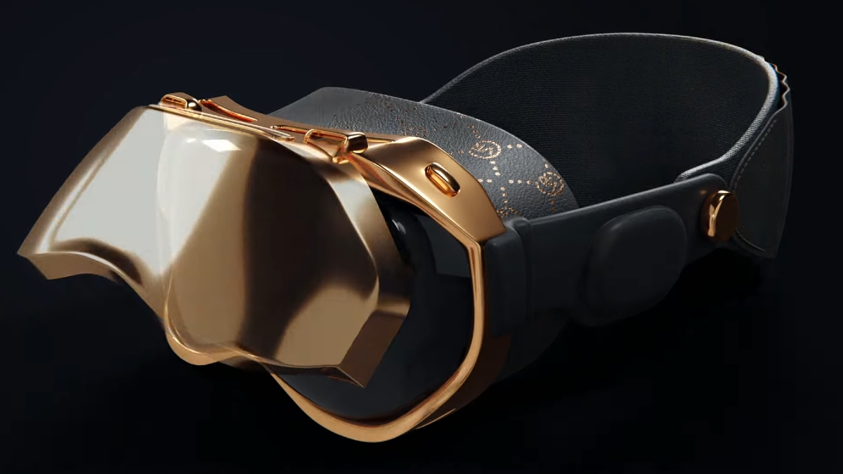 Caviar just revealed a gold version of the Apple Vision Pro and it ...