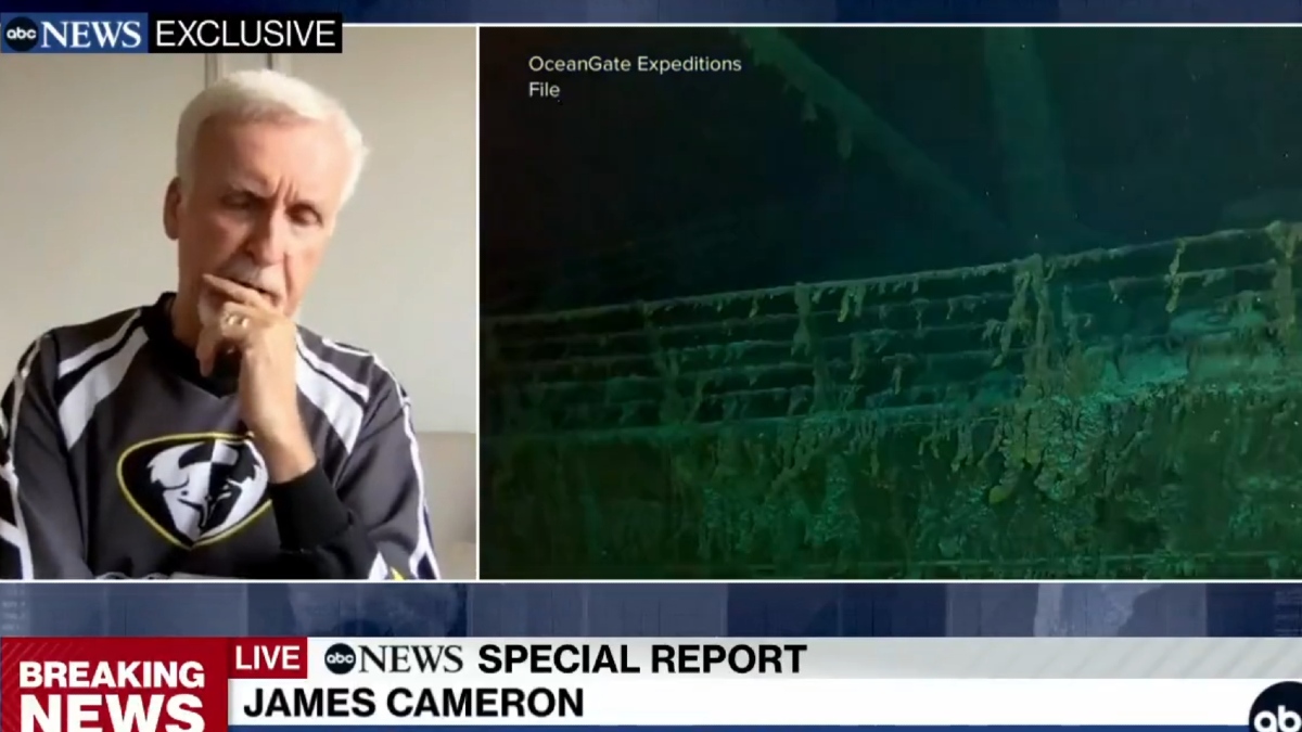 Hollywood Director James Cameron likens submersible tragedy to the sinking of the Titanic ...