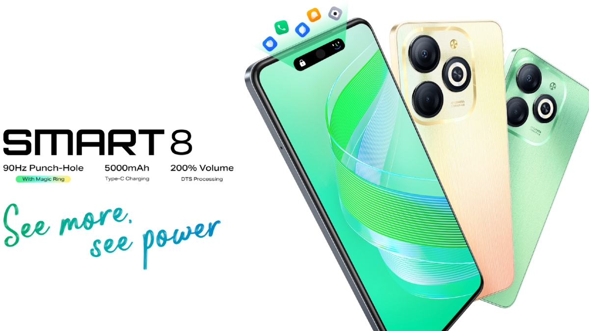 Infinix Smart 8 Launched with Unisoc T606 SoC, 90Hz Display, DTS Sound - Gizbot News