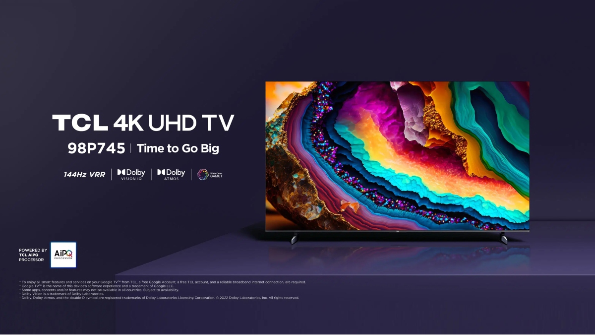 TCL C755, TCL P745 4K TVs Launched in India with Dolby Vision IQ, up to ...