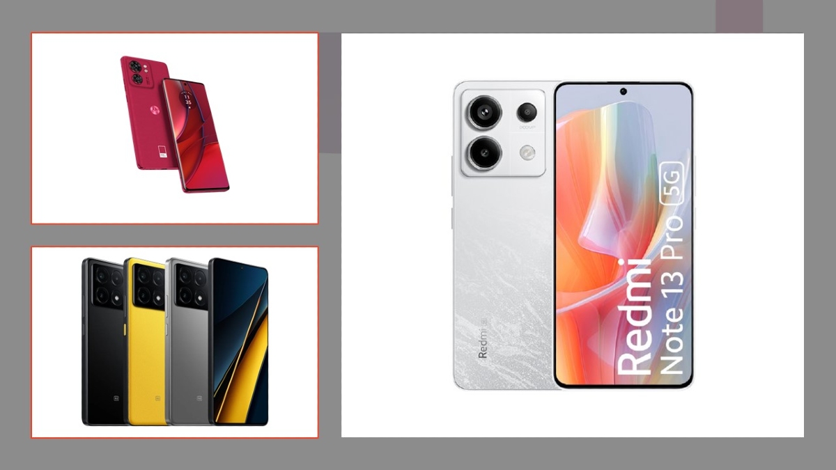 Poco X6 Pro vs Redmi Note 13 Pro vs Motorola Edge 40: Best Smartphone ...