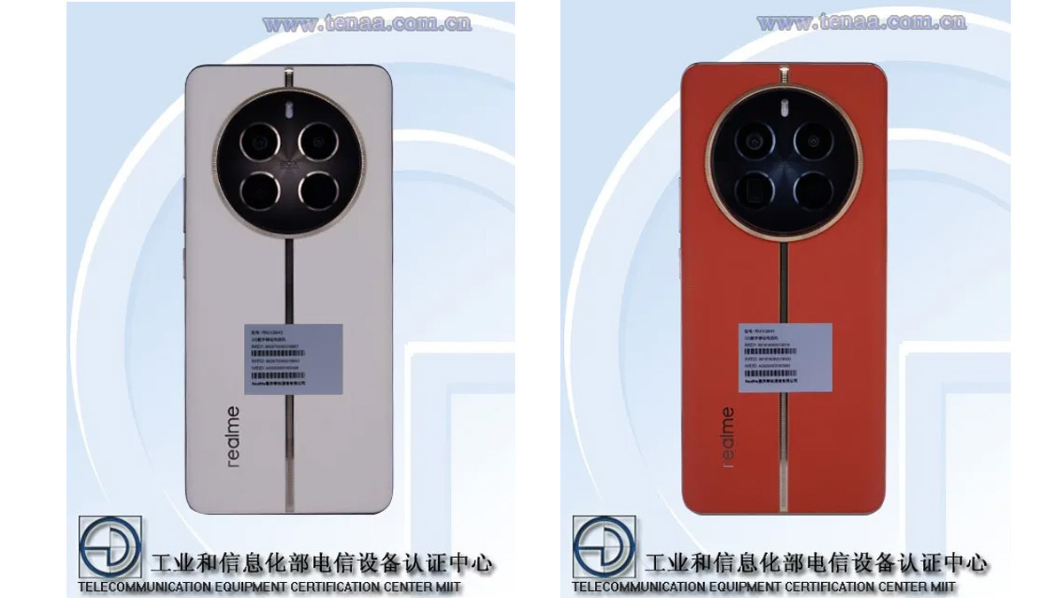 Realme 12 Series Design with Circular Camera Module Listed on MIIT ...