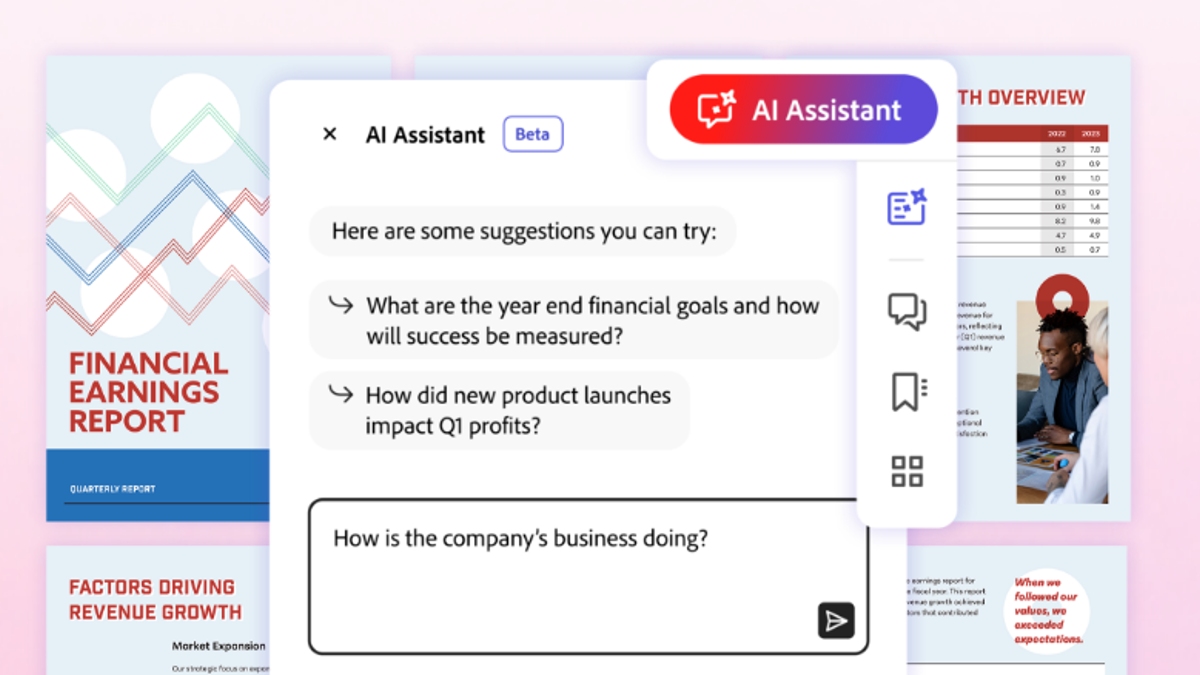 Adobe Brings Generative AI Assistant to Reader and Acrobat to Answer Queries, Summarize PDFs ...