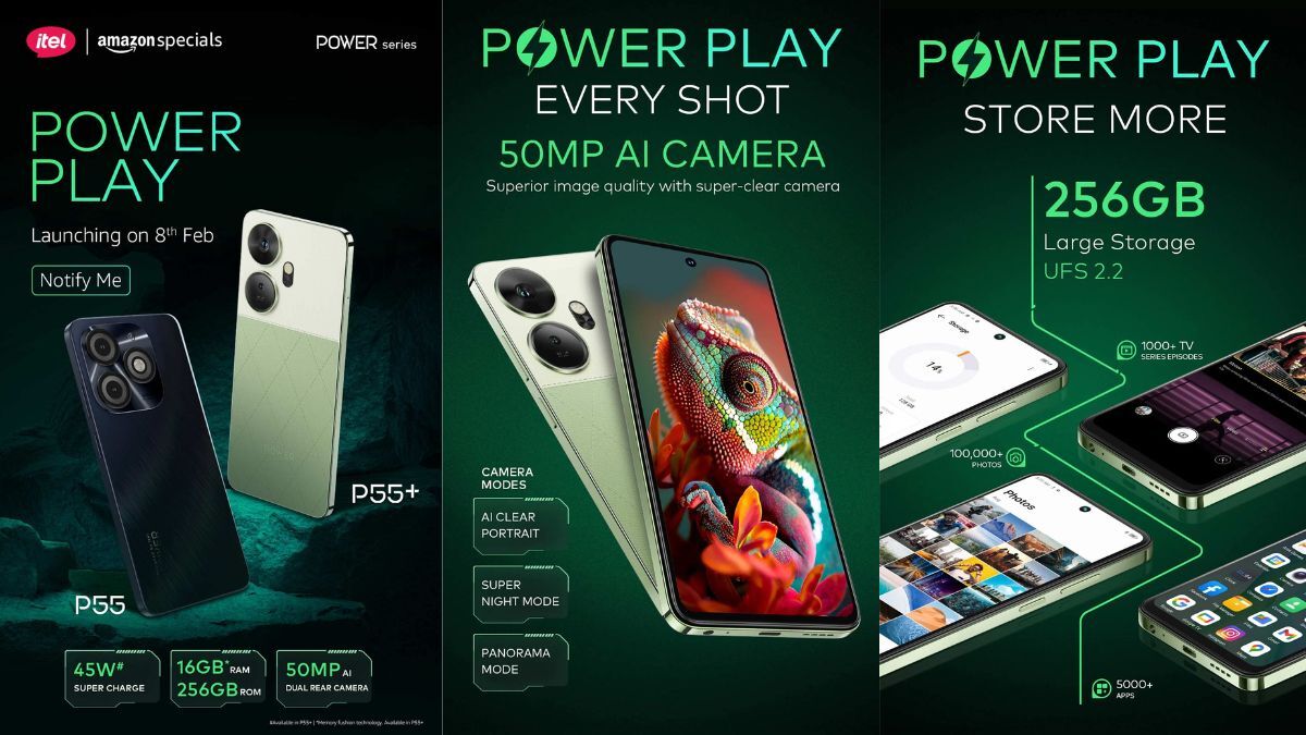 Itel Set to Launch P55 and P55+ Smartphones in India on February 8 ...