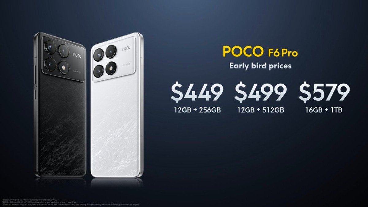 Poco F6 Pro Launched with Snapdragon 8 Gen 2 SoC, 2K OLED Display, 120W ...