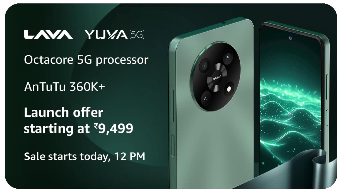 Lava Yuva 5G Goes on Sale in India Today via Amazon: Check Pricing ...