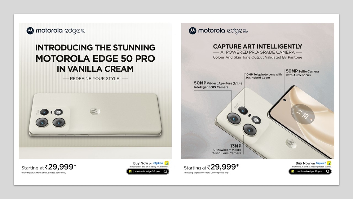 Motorola Edge 50 Pro New Vanilla Cream Color Option Now Available for ...