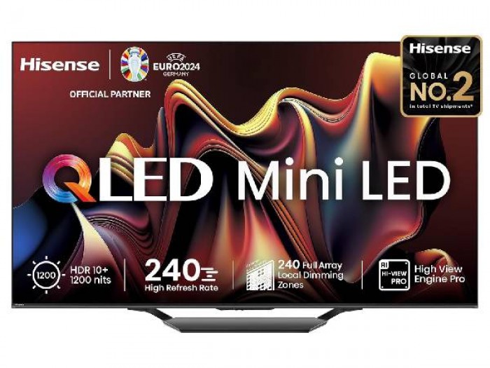Hisense U7N 4K QLED Mini LED Smart VIDAA TV (85U7N) Price in India ...